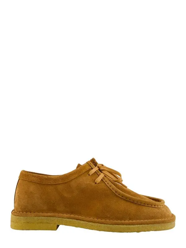Bottega Veneta Caramel Boston Lace-up Moccasins - Brown