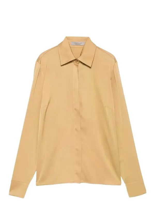 D.exterior Satin Finish Long-sleeve Shirt - Neutrals