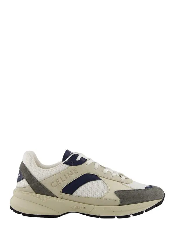 Celine Leather Lace-up Sneakers - Multicolour