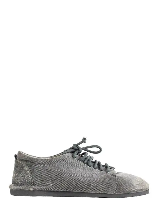 Marsèll Faded Effect Denim Derby Shoes - Grey