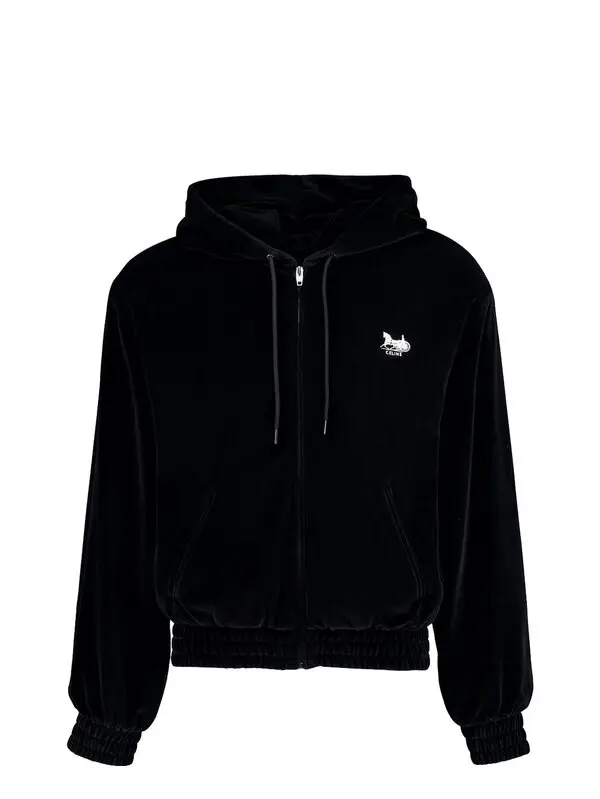 Celine Tracksuit Jacket Cotton - Black