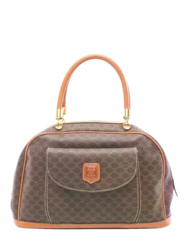 Celine Mini Macadam Tote Bag - Brown