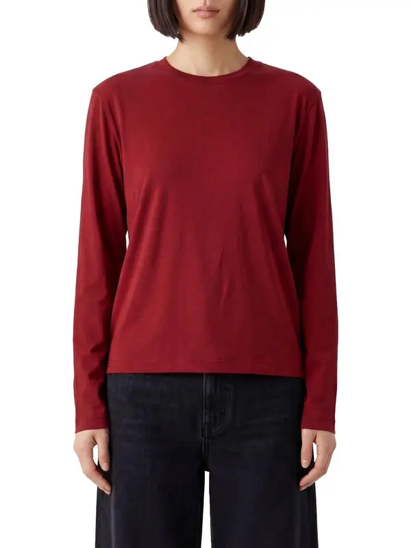 TOTEME Long Sleeve T-shirt - Red