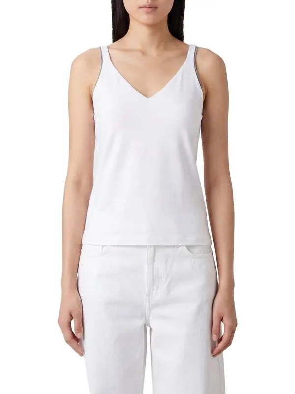 Brunello Cucinelli Top - White