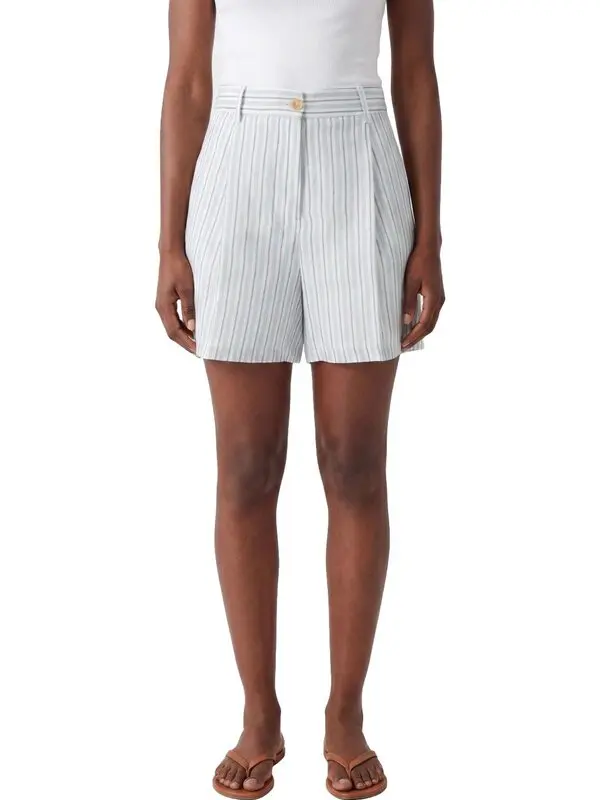 SEMICOUTURE Striped Shorts - Multicolor