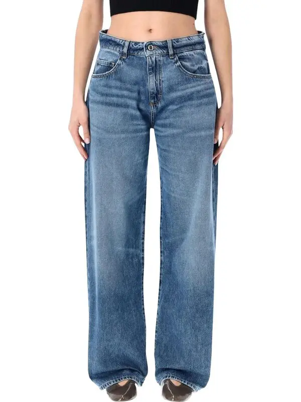 ICON DENIM LOS ANGELES Wide Leg Jeans - Denim