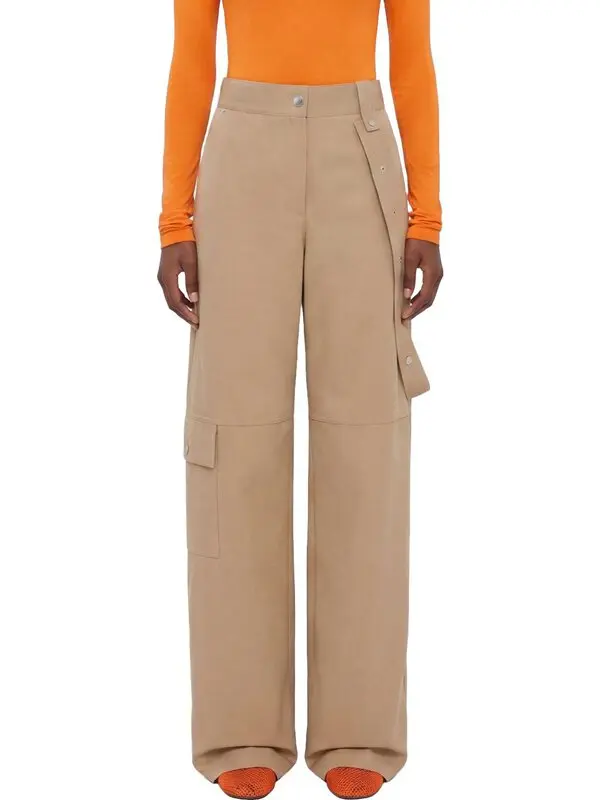 MSGM Tailored Trousers - Beige