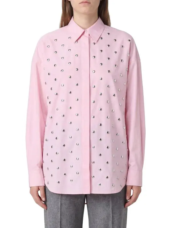 MSGM Embellished Shirt - Pink