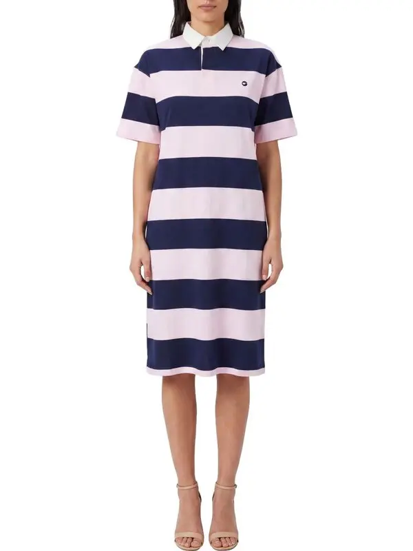 Coperni Striped Midi Dress - Multicolor