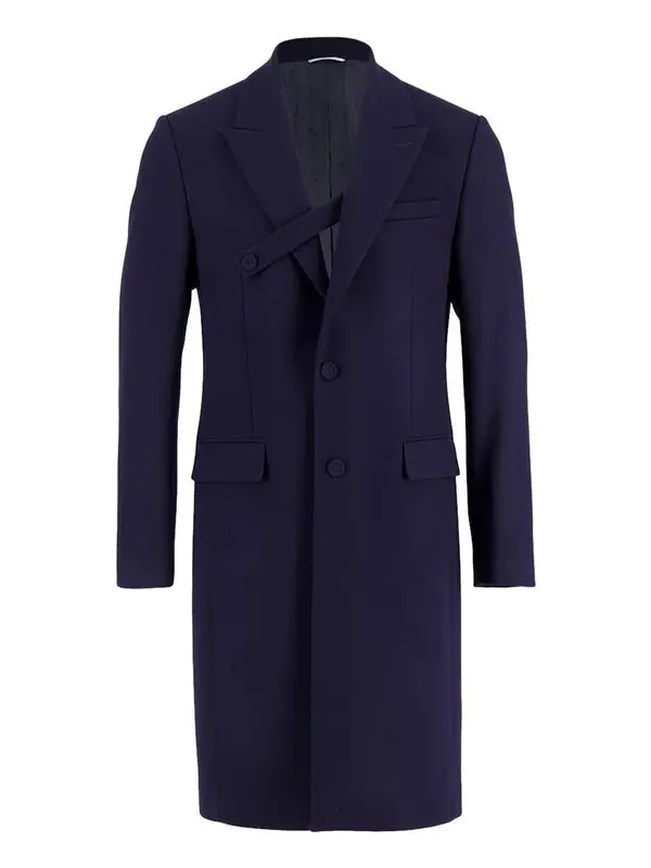 Dior Virgin Wool Coat - Blue