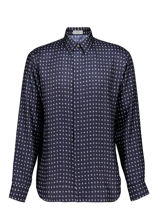 Dior Shirt Silk - Blue