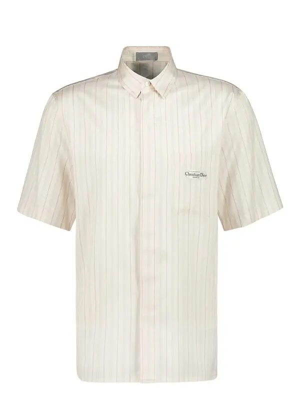 Dior Shirt Short Sleeves - Cream