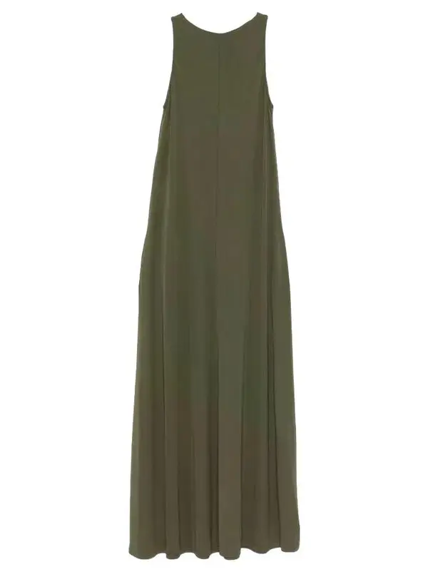 Max Mara Sleeveless A-line Dress - Green