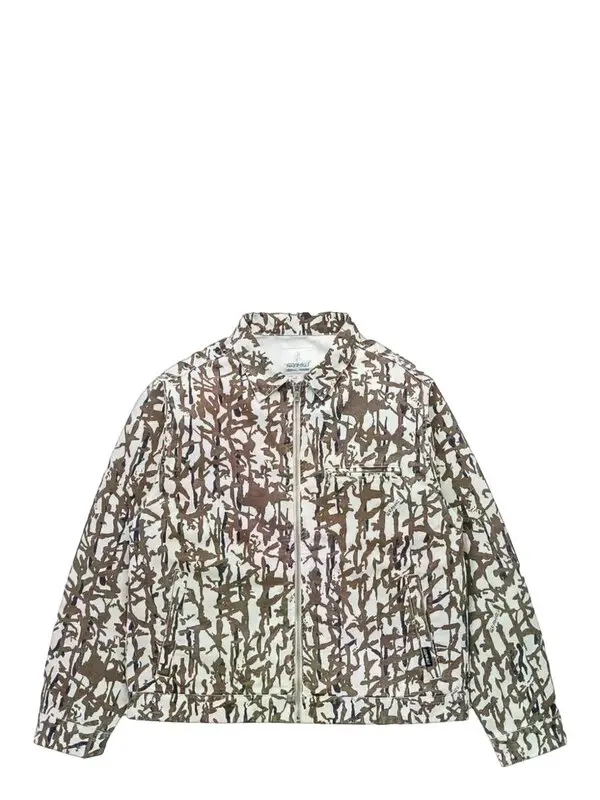Gramicci Abstract-print Zip Jacket - Grey