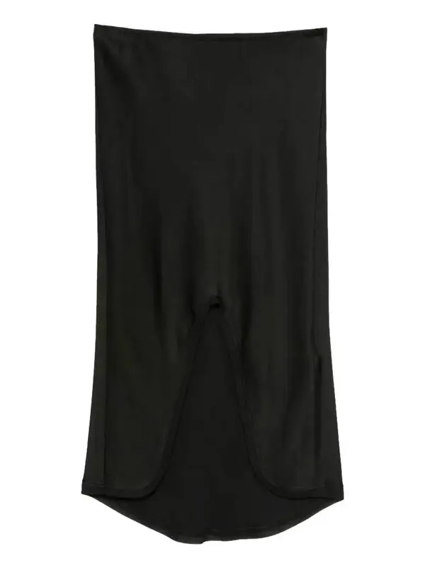 Victoria Beckham Split-detail Midi Skirt - Neutrals