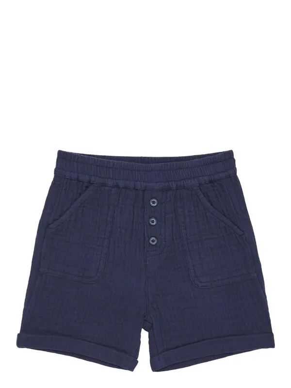 TARTINE ET CHOCOLAT Cotton Chino Shorts - Navy