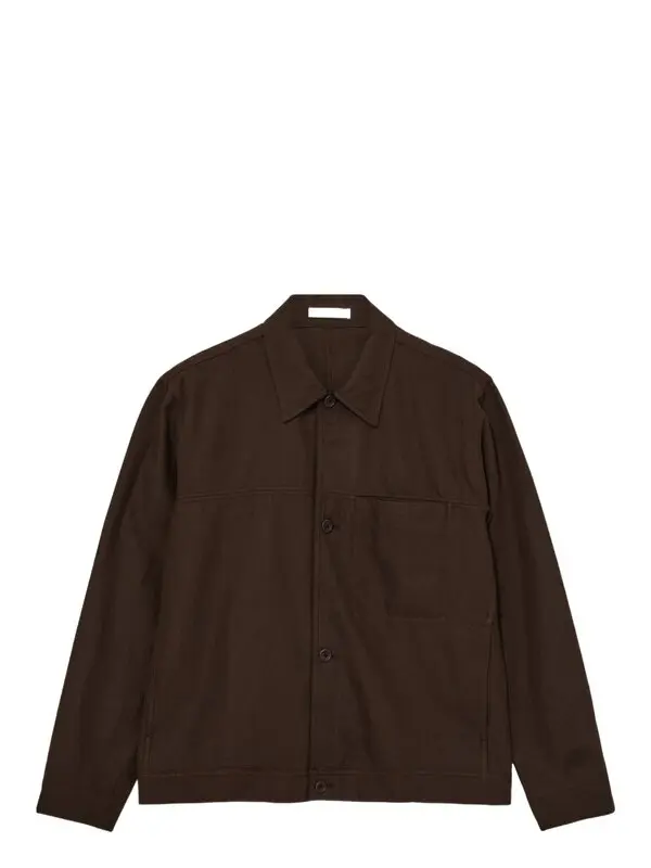 Norse Projects Collared Long-sleeved Shirt - Black