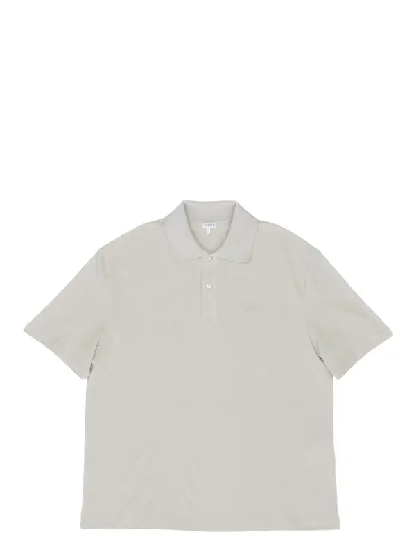 Loewe Short Sleeved Polo Shirt - Grey