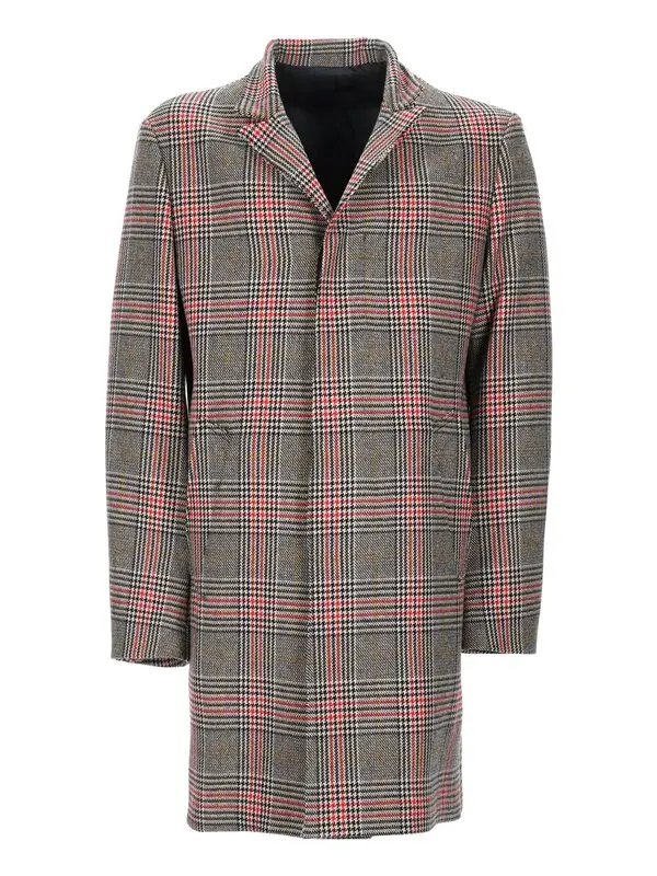 Brian Dales Wool Coat - Multicolour