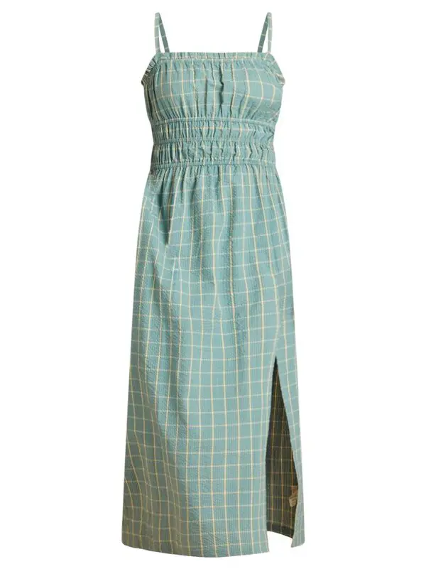 KNOWN SUPPLY Tiered Mermaid Dress - Blue