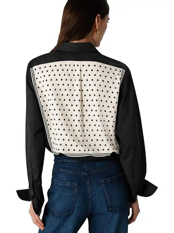 CALLAS MILANO Printed Shirt - Black/black Dots