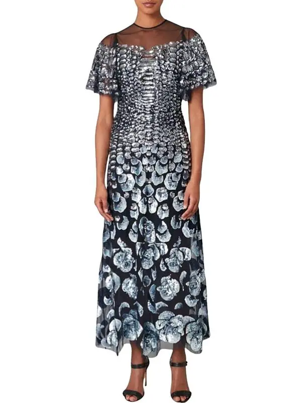 TEMPERLEY LONDON Piper Gown - Midnight