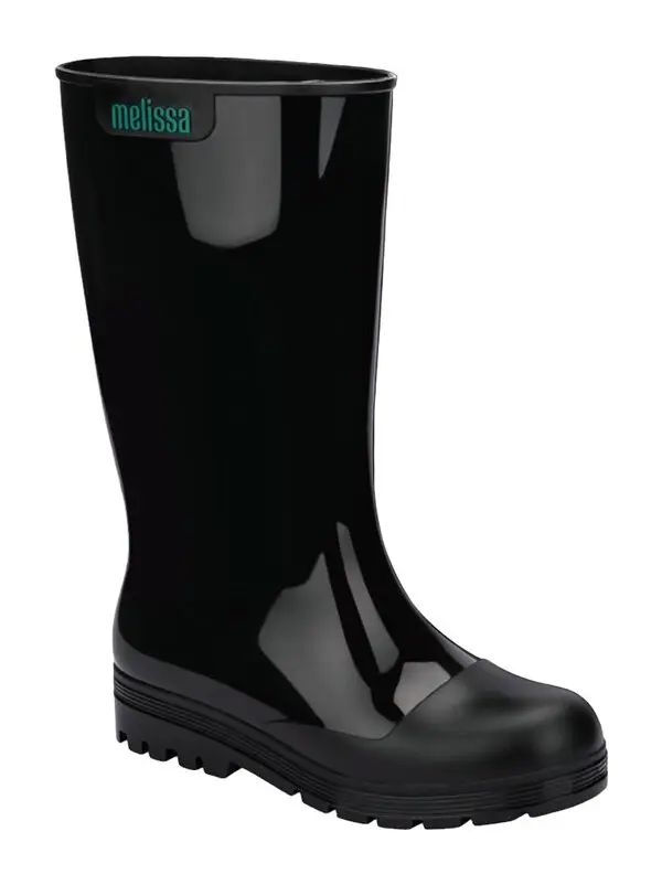 Melissa Tall Rubber Boots - Black