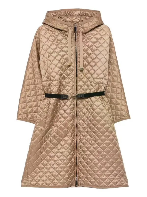 Max Mara Padded Coat - Brown