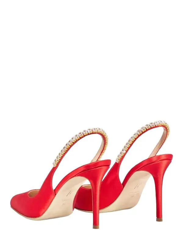 TEMPERLEY LONDON Raven Slingback Pumps - Red