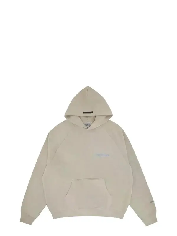 Fear Of God Logo Print Hoodie - Neutrals