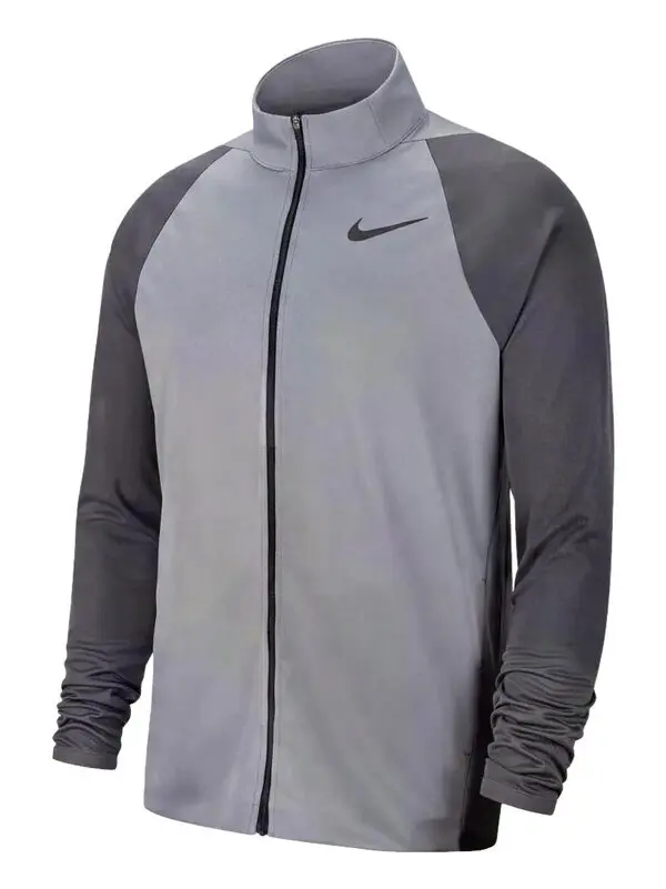 Nike Logo-print Zip-up Jacket - Grey