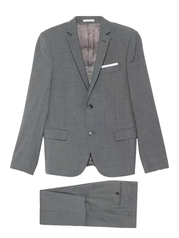 DANIELE ALESSANDRINI Single-breasted Tailored Suit - Grey