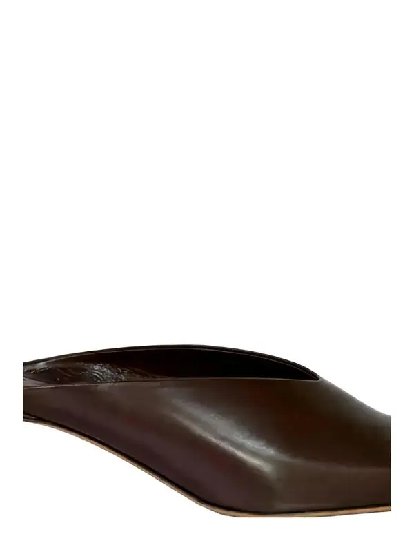 Soeur Amalie Pointed-toe V-cut Mules - Brown