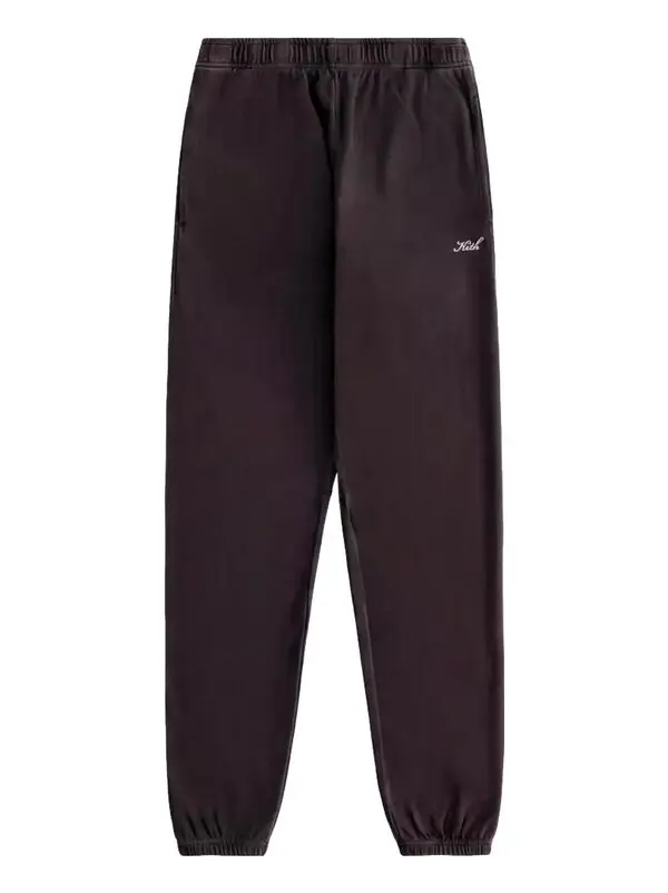 Kith Shain Iii Logo-embroidered Track Pants - Brown