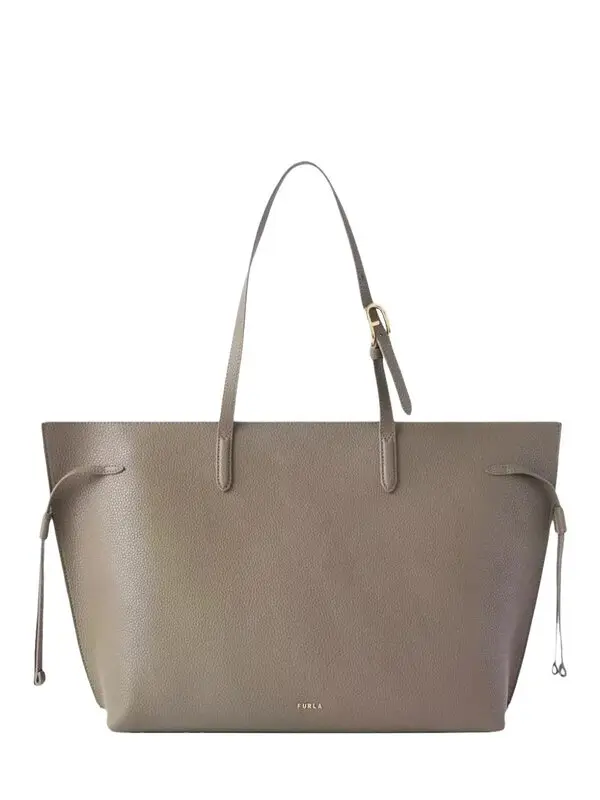 Furla Ava Leather Tote Bag - Brown