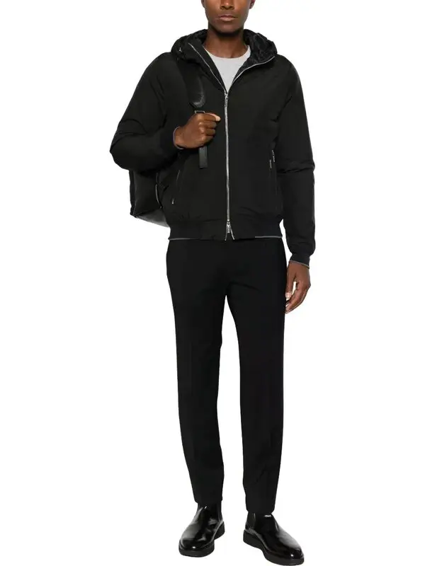 Incotex Pleated Tailored Trousers - Black