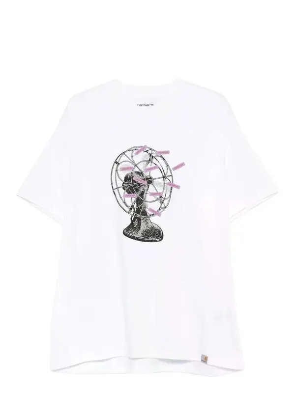 Carhartt Work In Progress Fan Graphic-print T-shirt - White