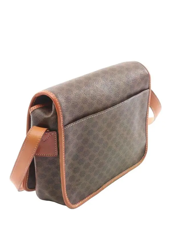 Celine Macadam Pattern Cross-body Bag - Brown