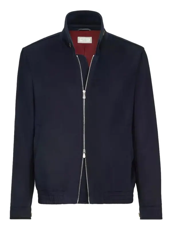 Brunello Cucinelli Zip-up Jacket - Blue