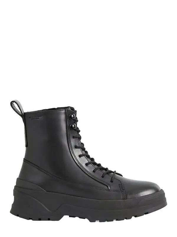 VAGABOND SHOEMAKERS Leather Lace-up Boots - Black
