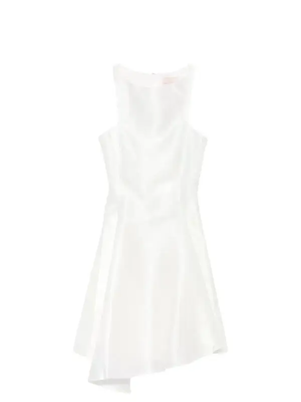 LEEN MOUGRHABI Yasmin Asymmetric Mini Dress - White