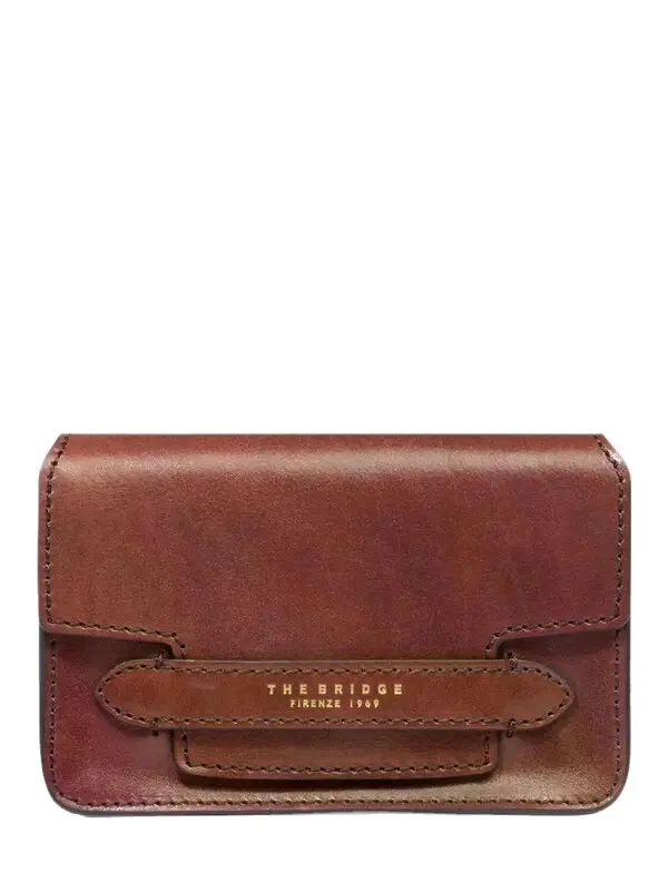 THE BRIDGE Leather Mini Bag - Brown