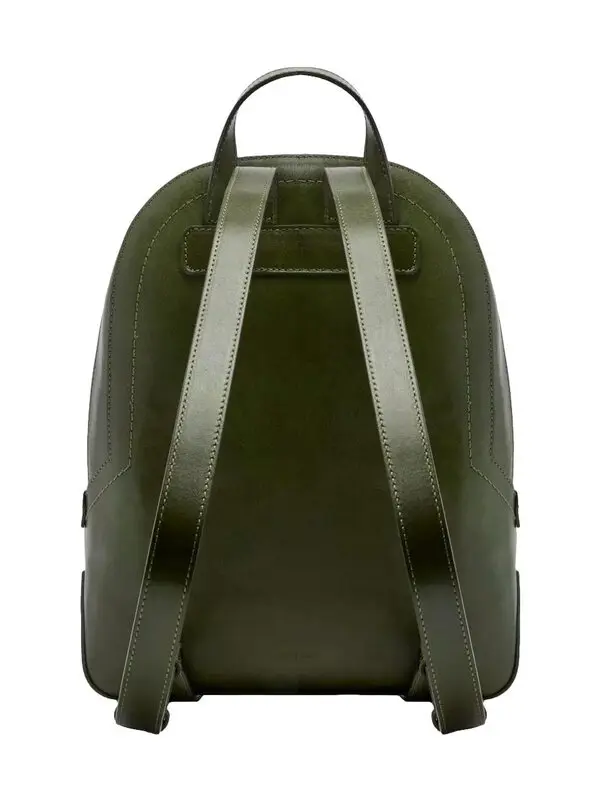 THE BRIDGE Leather Front Pocket Backpack - Green