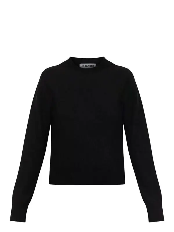 JIL SANDER Ribbed-trim Sweater - Black