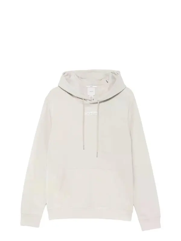 Calvin Klein Patch Drawstring Hoodie - Neutrals