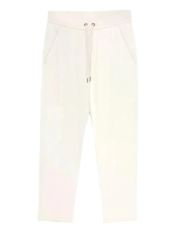 Brunello Cucinelli Stitched-crease Track Pants - Neutrals