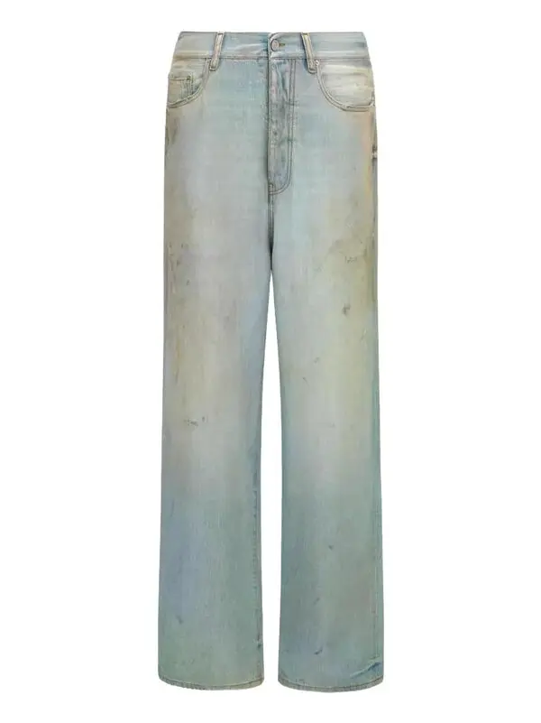 Amiri Baggy Jeans With Faded Effect - Blue