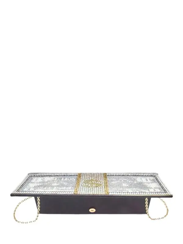 Judith Leiber Envelope Billions Clutch Bag - Grey