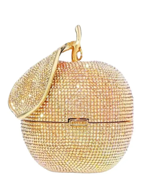 Judith Leiber Apple Clutch Bag - Gold