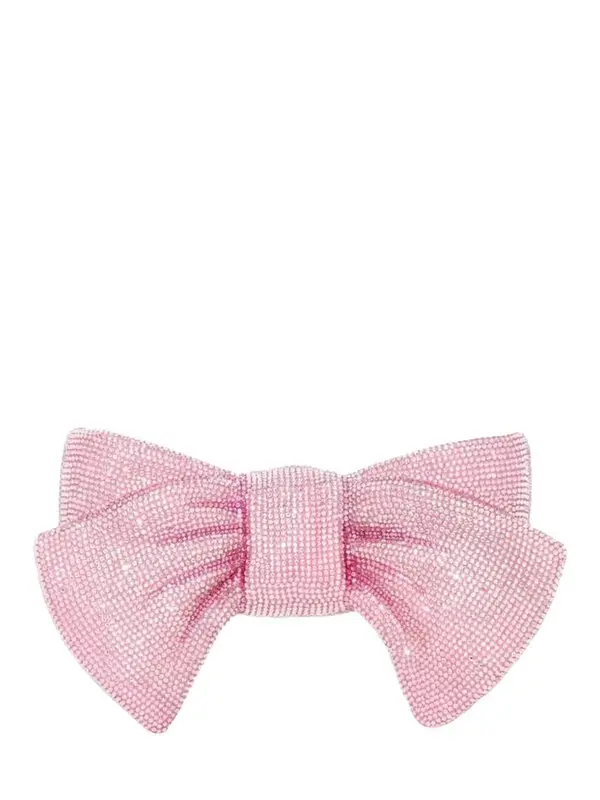 Judith Leiber Crystal Bow Clutch - Pink